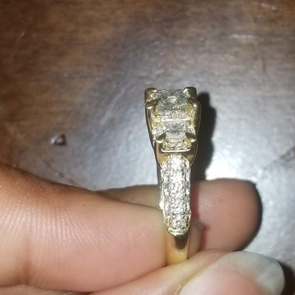 Jewelry | 2ct Princess Cut Engagement Ring | Poshmark